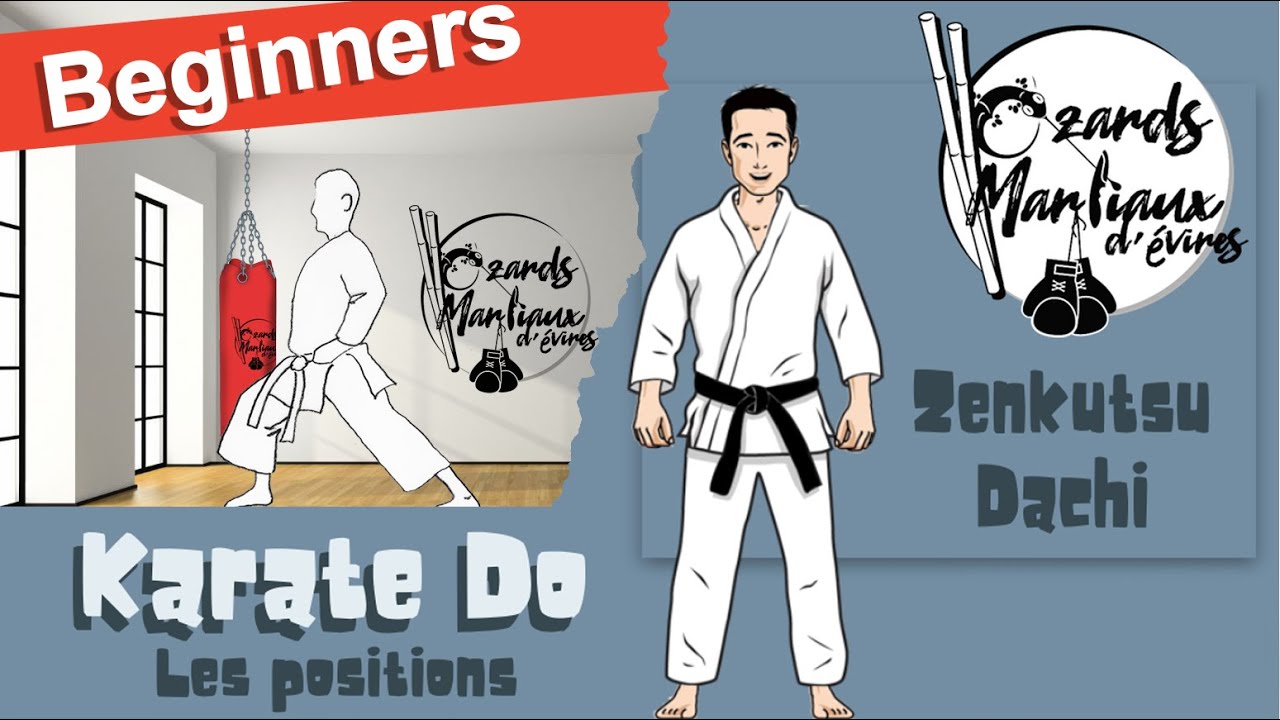 ZenKutsu Dachi - Les positions - Karate Do - YouTube
