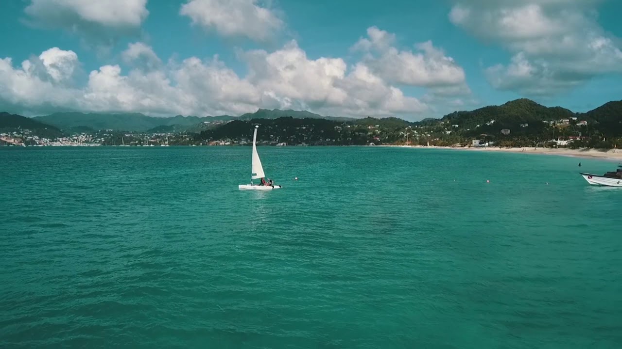 GRENADA, 4k, Drone Footage, Caribbean Beaches, waterfall - YouTube