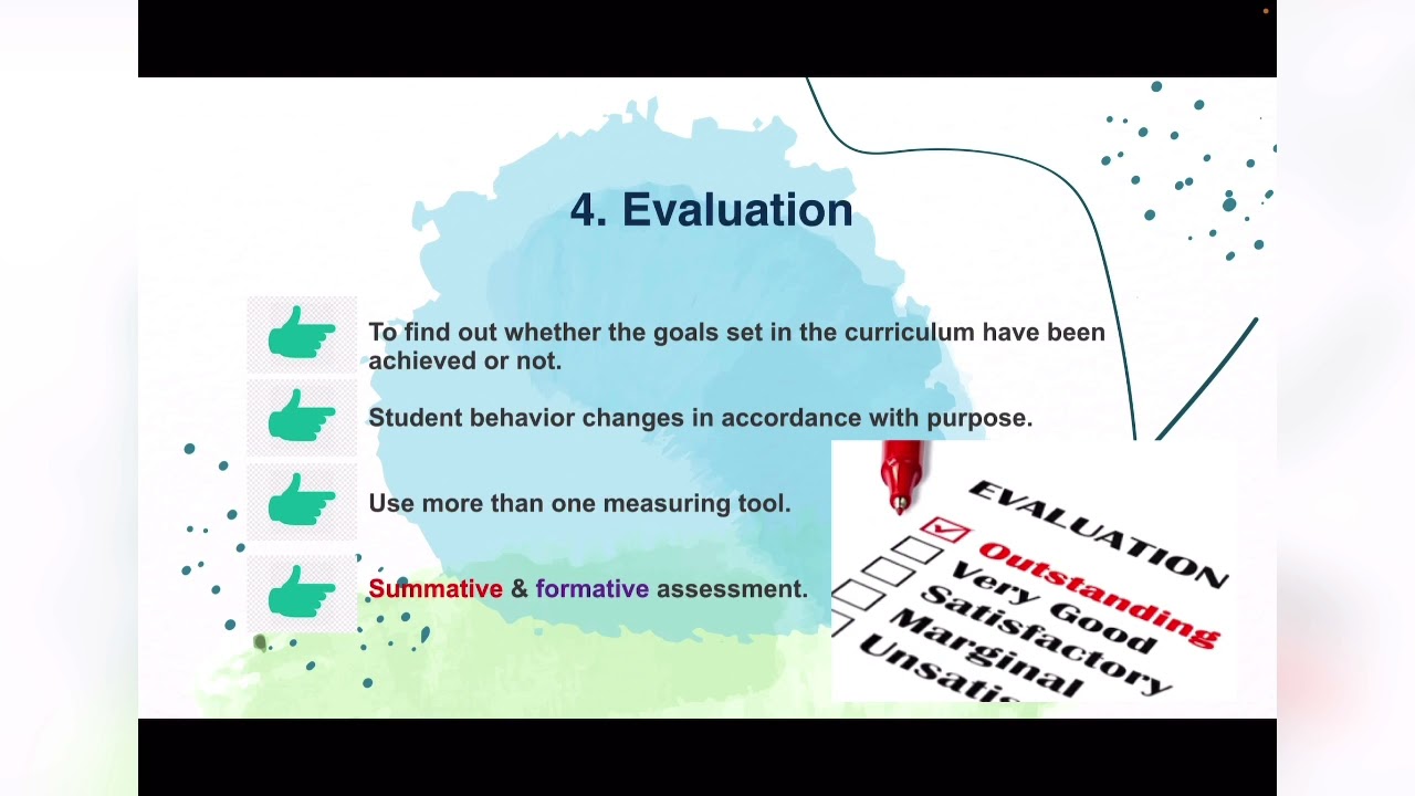 Tyler Model of Evaluation - YouTube
