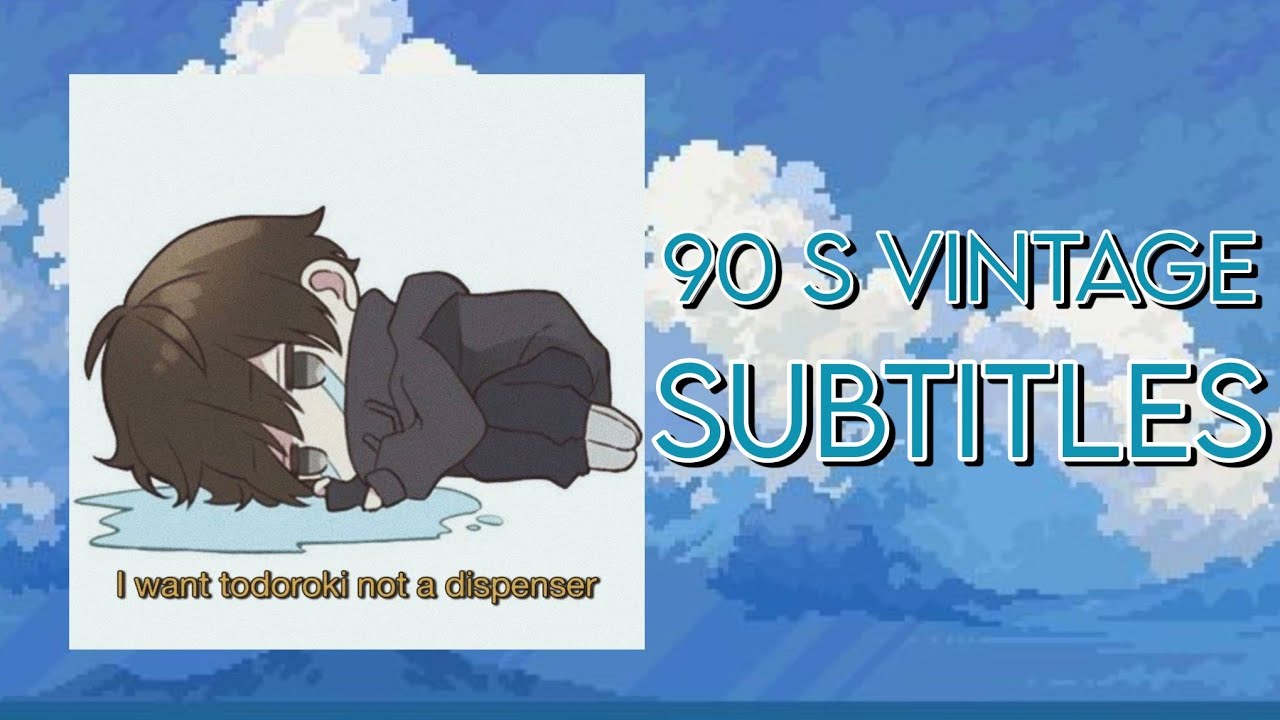 🌊♡ᬼ how to make subtitles vintage *reupload - YouTube