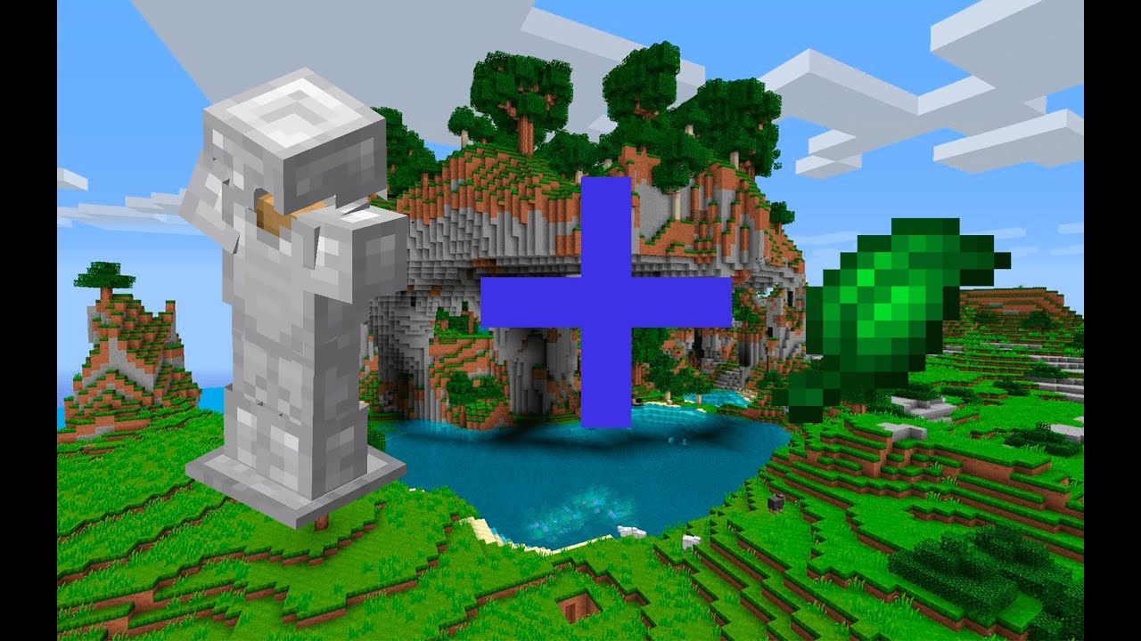 iron armor + leaf in minecraft - YouTube