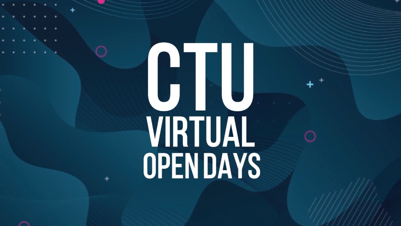 CTU - Virtual Open Day May 2020 - YouTube