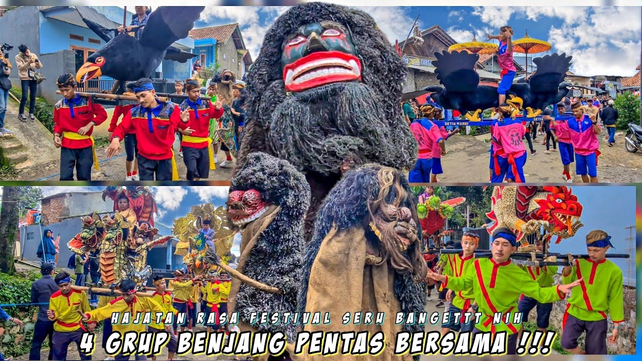 4 GRUP BENJANG PENTAS BERSAMA!!! HAJAT BOSS BUNGSU JAYA - Seni Benjang ...