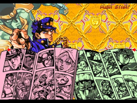 Character Select - JoJo's Bizarre Adventure (PS1) OST Extended - YouTube
