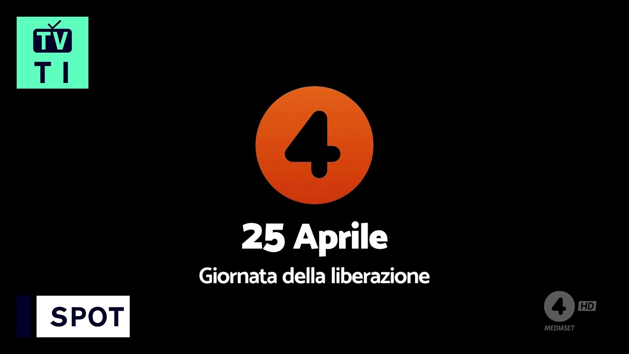 Spot: Festa della Liberazione | Rete 4 HD | 25 Aprile 2023 - YouTube