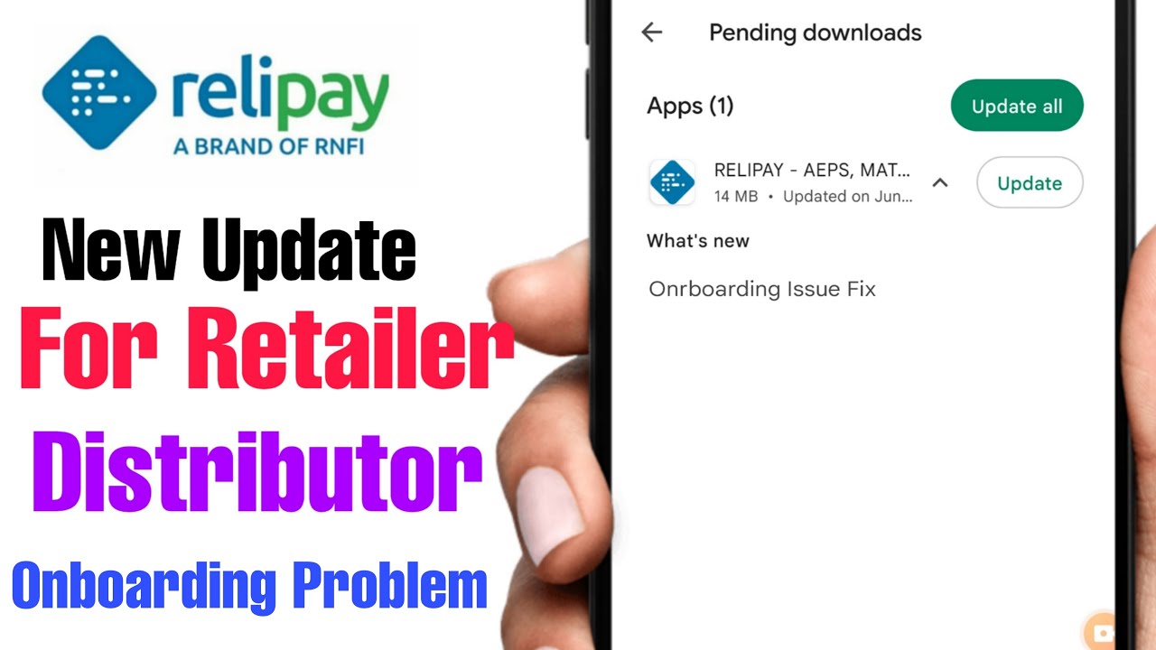 Rnfi Relipay New Update For Retailer Distributor About Onboarding ...