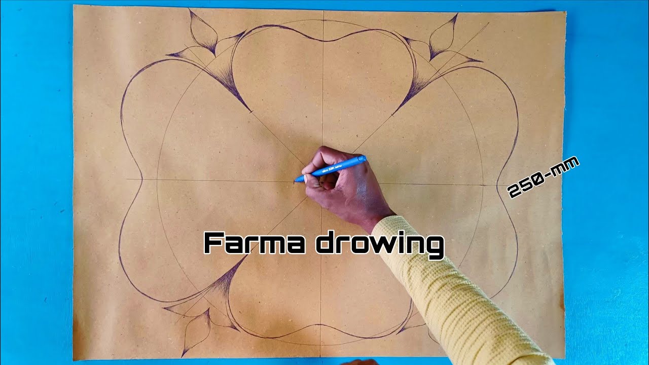 Farma drowing flower design by Rakesh babu - YouTube