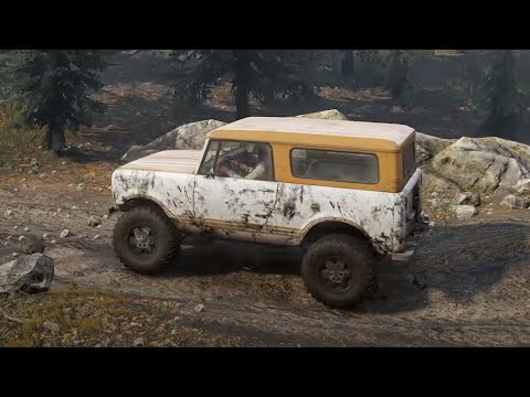 SnowRunner | Scout 800 | Offroading with 35' Wheels | Road to ...