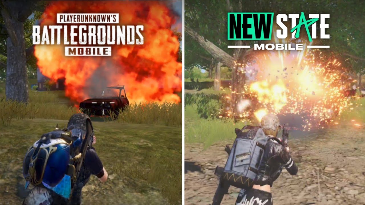 PUBG Mobile Vs New State Mobile | Graphics & Details Comparison - YouTube