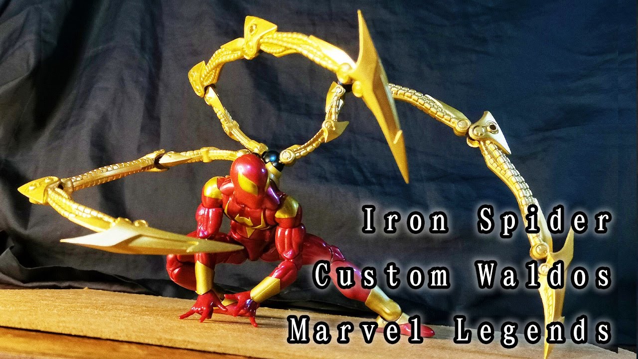 Iron Spider Custom Waldoes Legs Marvel Legends - YouTube