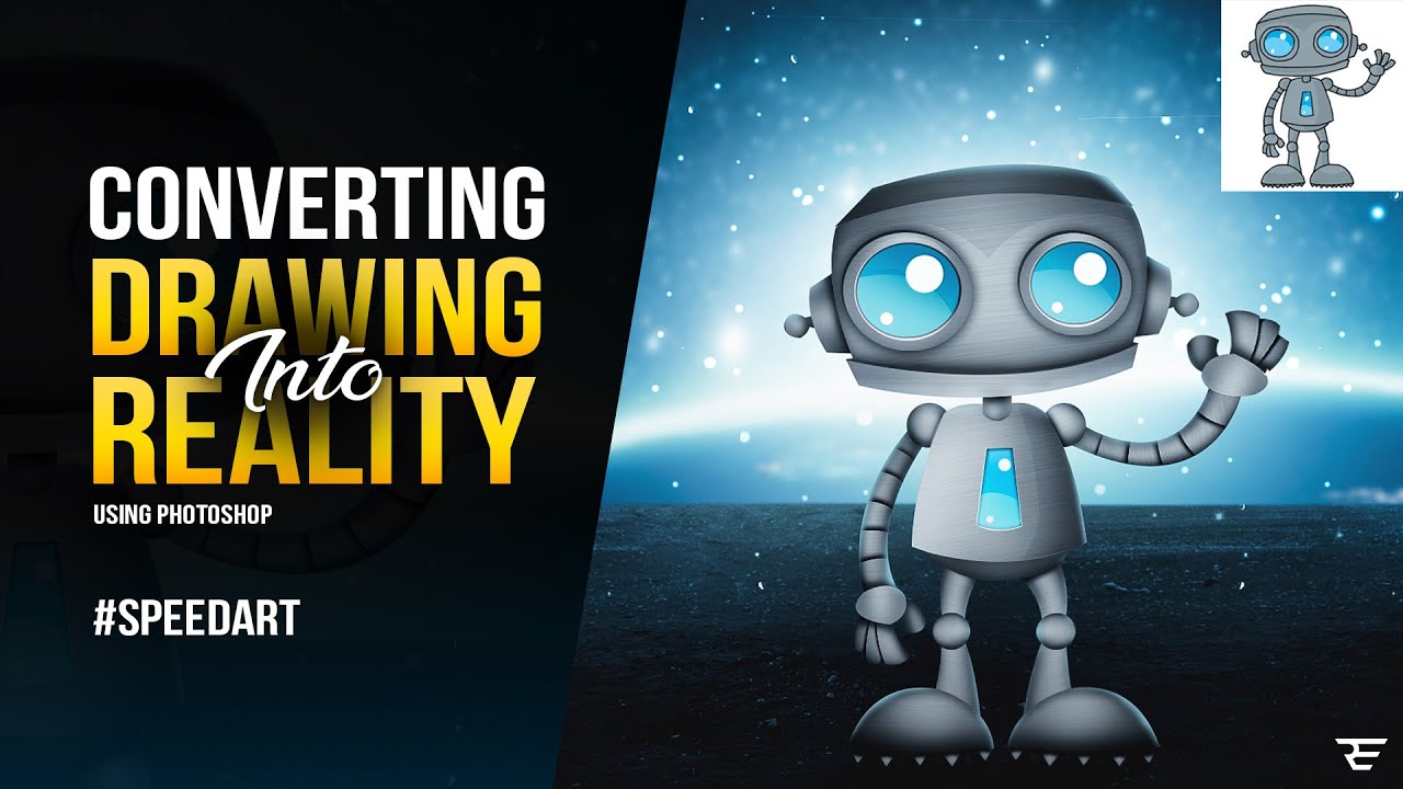 Convert Your Drawings Into Reality Using Photoshop | SpeedArt ...