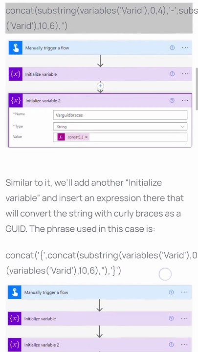 How To Convert String To GUID In Power Automate. - YouTube