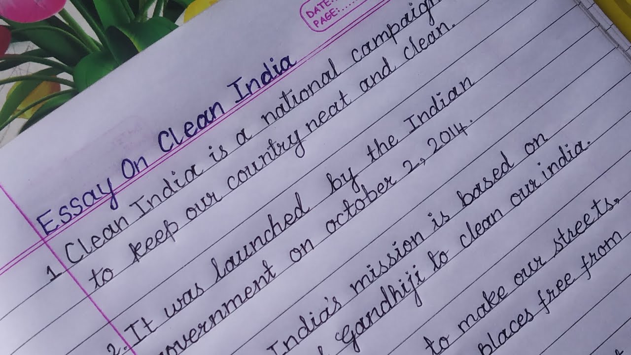 Essay on clean india| 10 lines essay on clean india| clean india ...