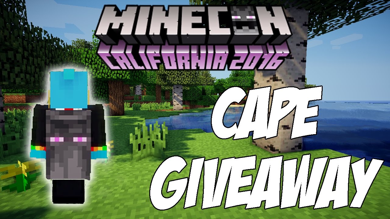 Minecon 2016 Cape Giveaway WINNER - YouTube