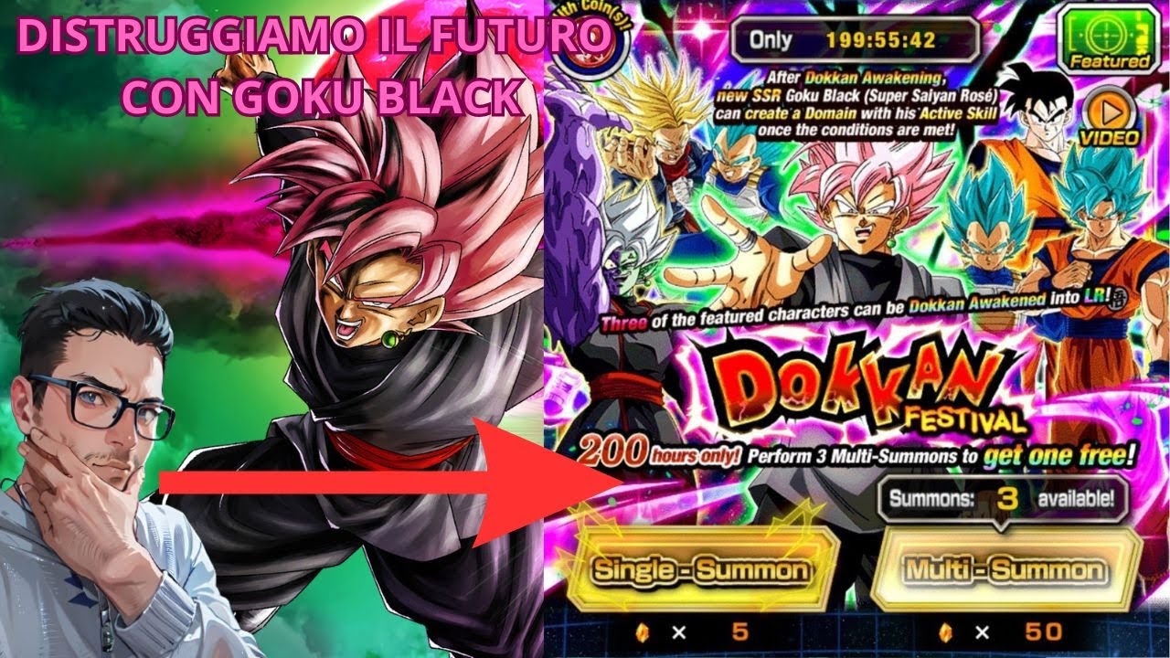 POSSO TROVARE GOKU BLACK SENZA STONE ??!?! - DBZ Dokkan Battle ITA ...