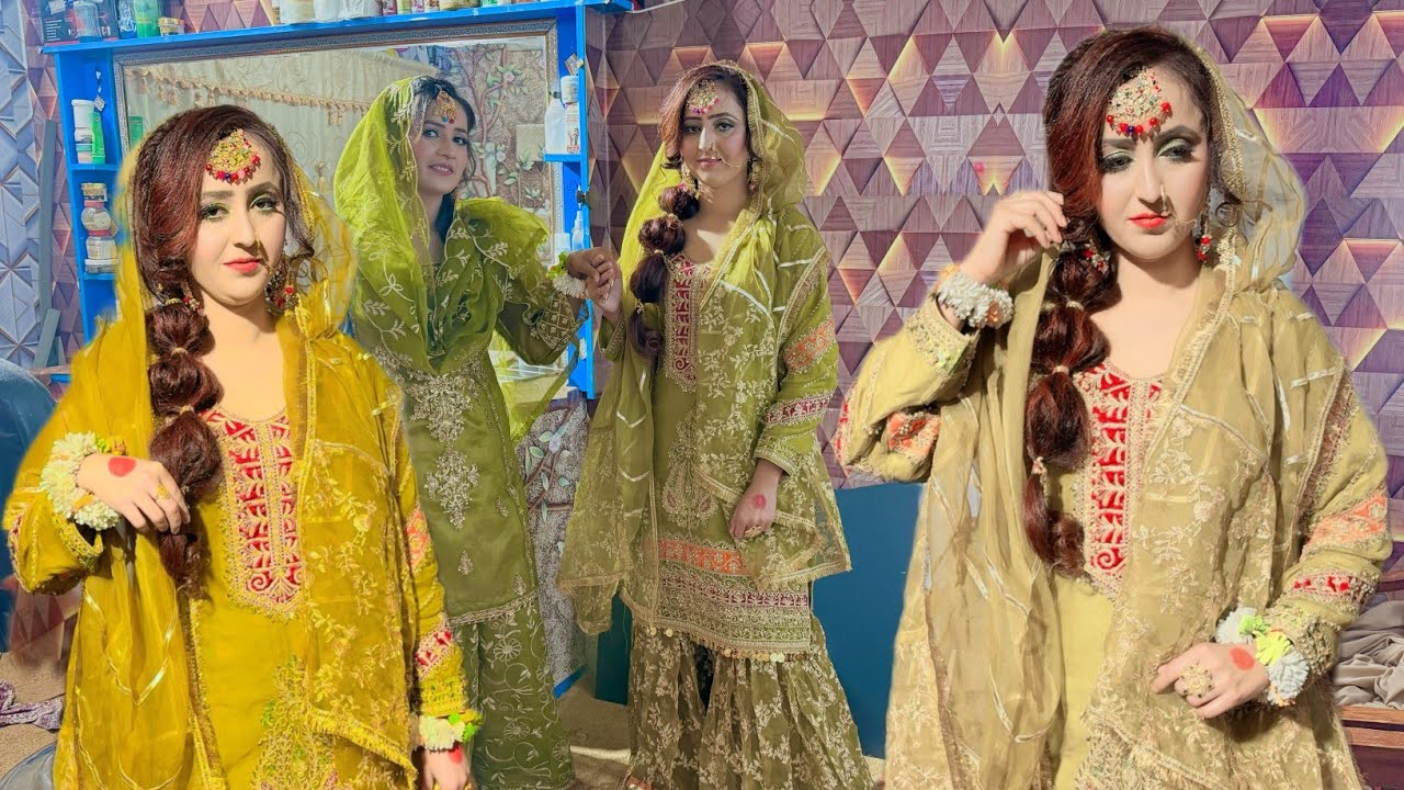 Mehndi Ki Look Dekhen🥰Aaj Dholki Hain - YouTube