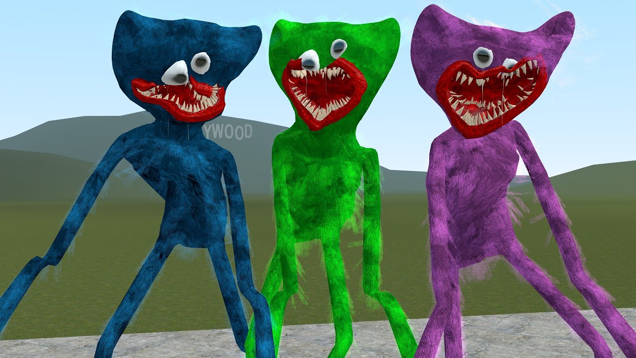 NEW HUGGY WUGGY BUT HE'S DISTORTED!! Garry's Mod [Poppy Playtime] - YouTube