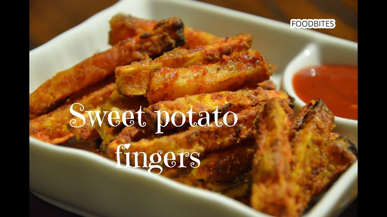 Genasu sonte|Spicy sweet potato fingers|Air fried \healthy| recipe by ...