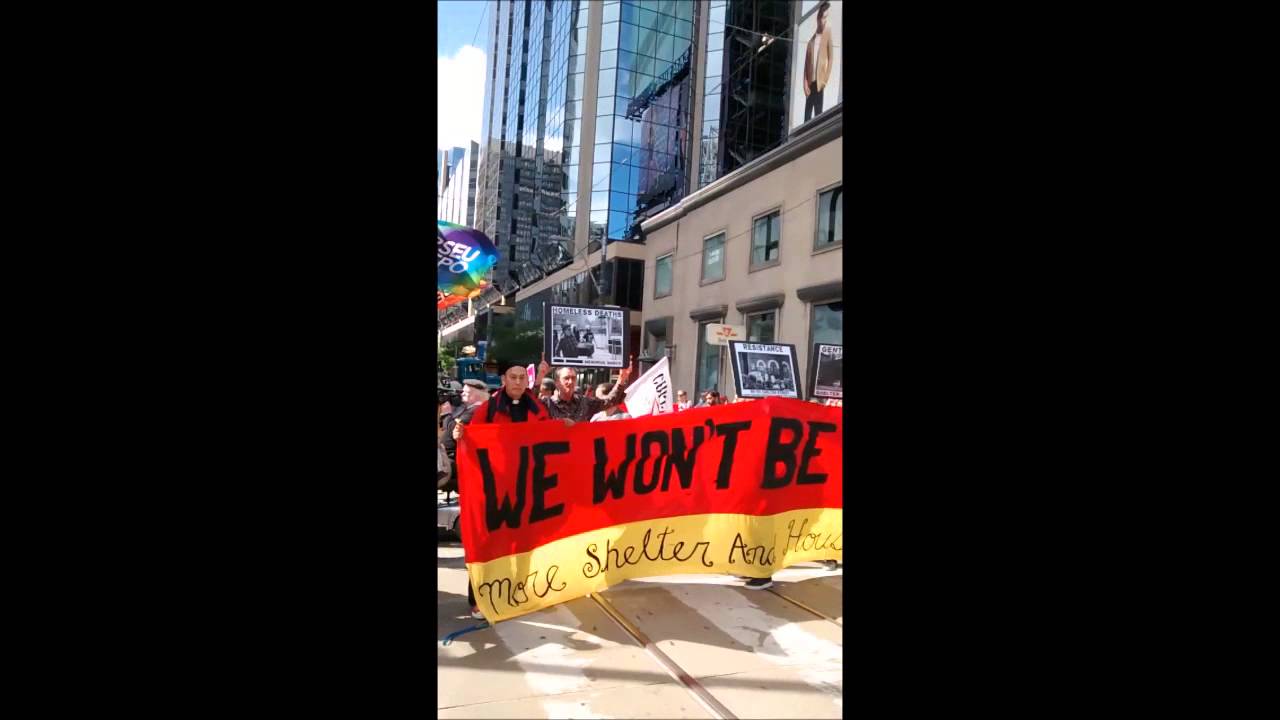 Anti poverty pro homeless protest blocks largest intersection in ...