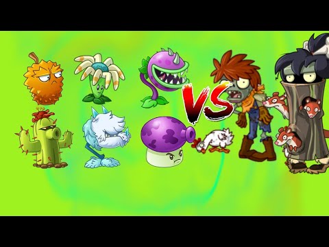 plants vs chicken wrangler and weasel hoarder zombies| pvz2 ...