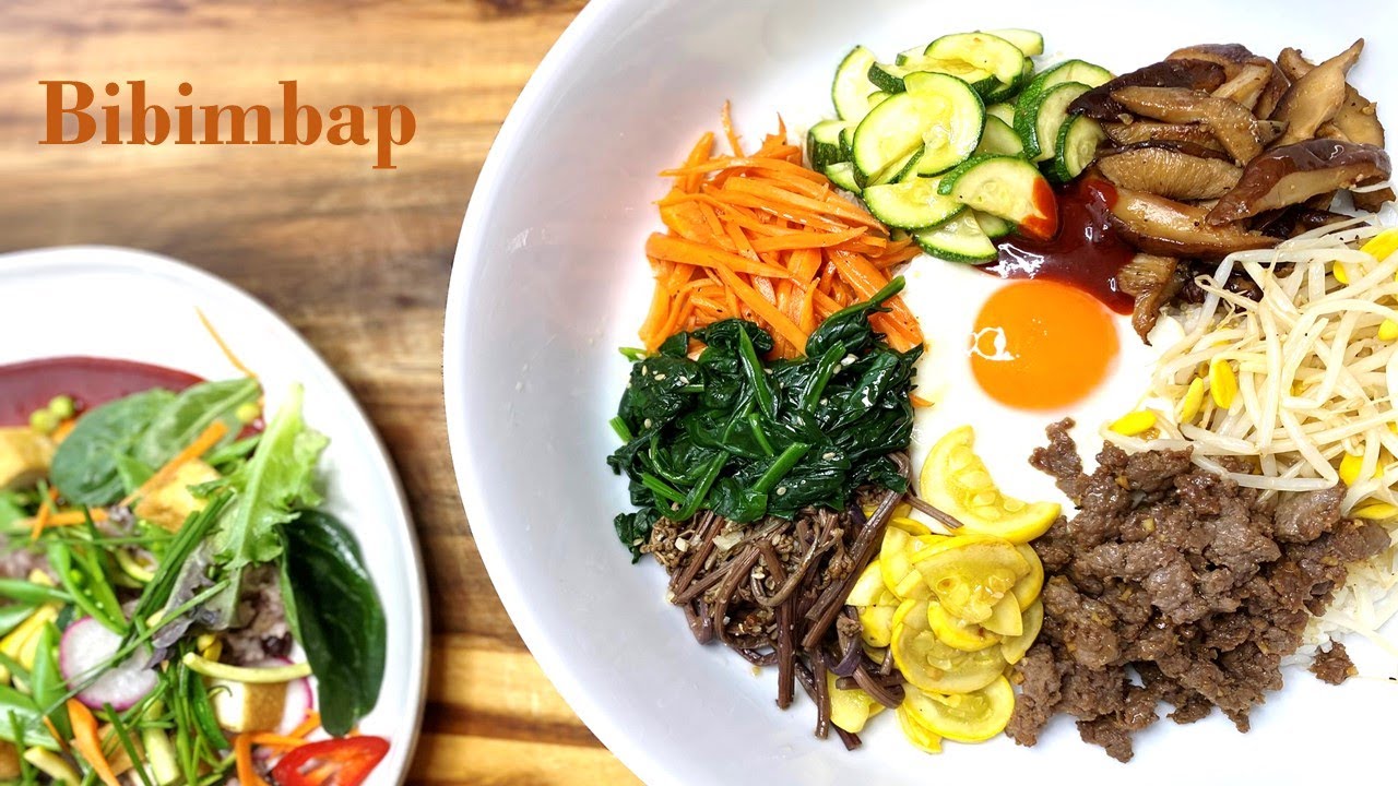 Authentic Korean Bibimbap—Beautifully Authentic Rice Bowl with Plant ...
