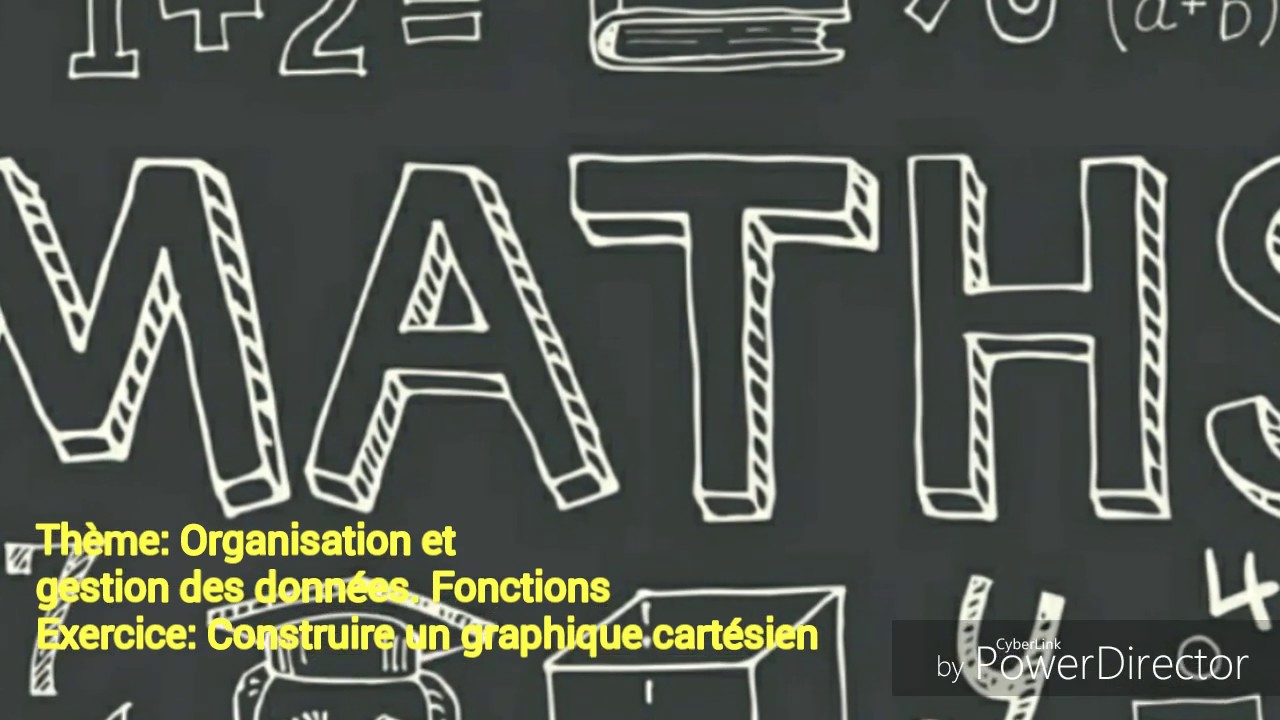 Exercice: Construire un graphique cartésien - YouTube
