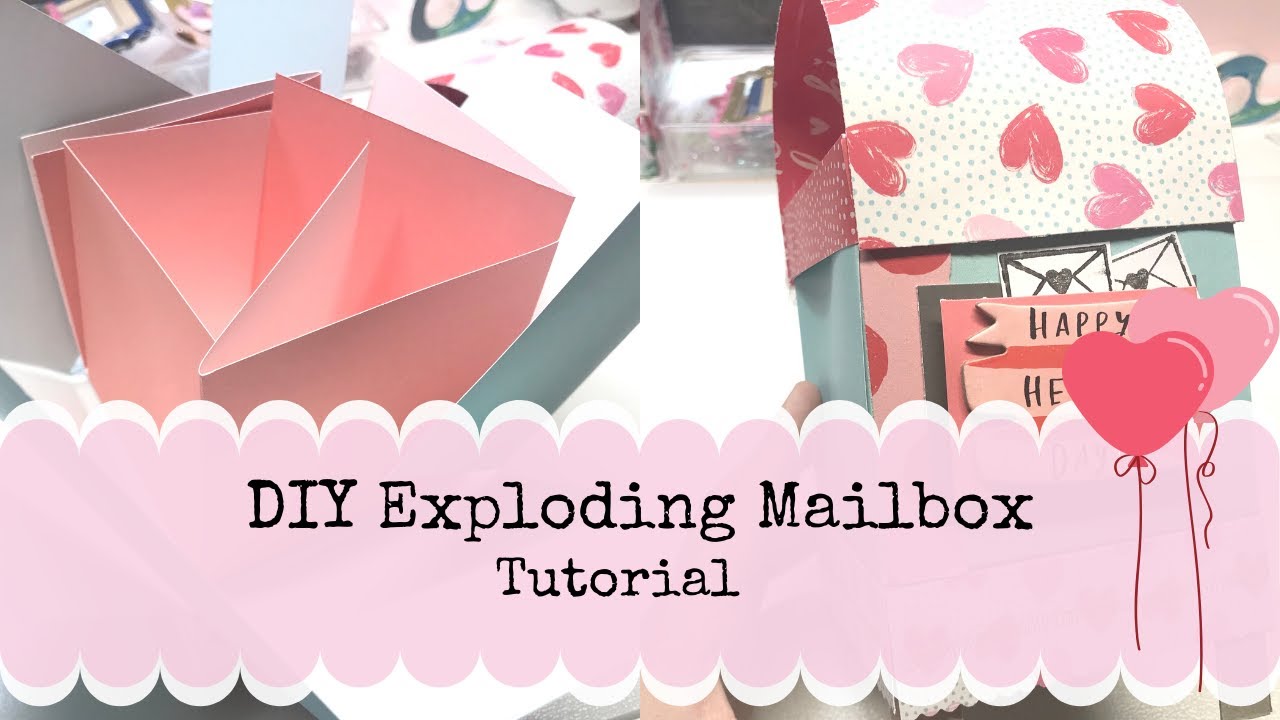 DIY Valentine's Day Exploding Mailbox Mini Album I Tutorial | Part 1 ...