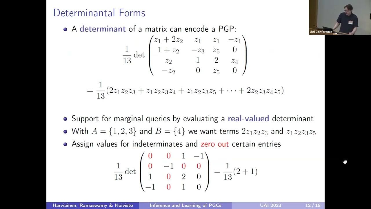 UAI 2023 Oral Session 6: On Inference and Learning With Probabilistic Generating Circuits - YouTube