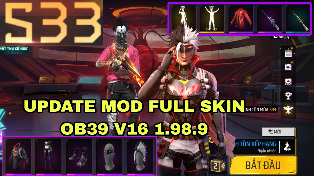 hướng dẫn mod skin free fire MOD HÀNH ĐỘNG SÚNG TRANG PHỤC cho ff ...