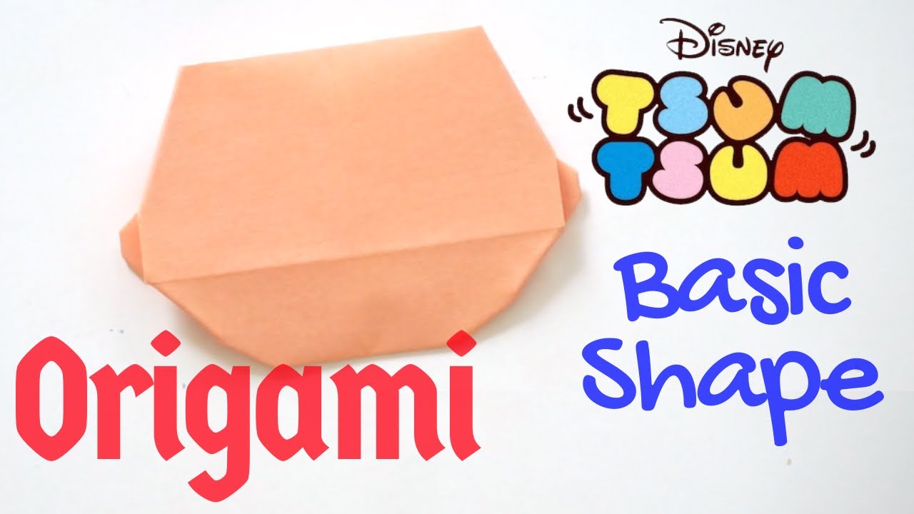 FACE SHAPE | Tsum Tsum Origami Tutorial - YouTube