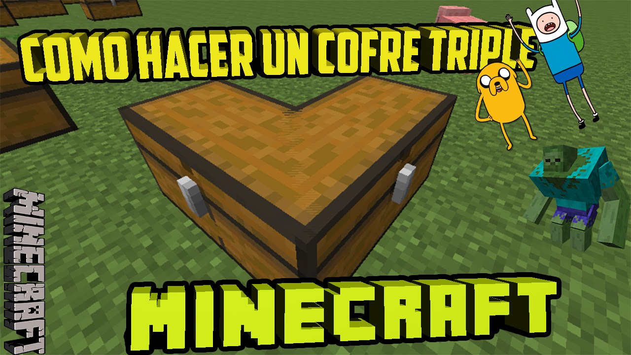 COMO HACER UN COFRE TRIPLE!!!|Tutorial Minecraft - YouTube