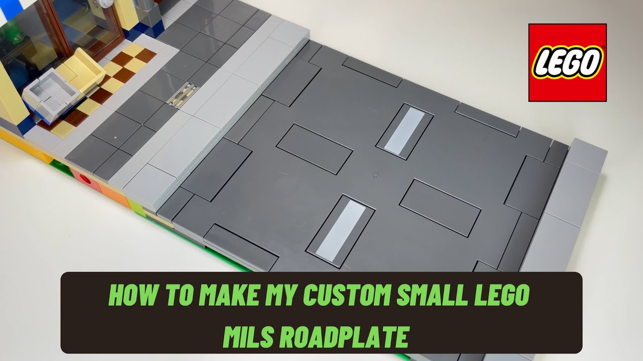 How to Build My Custom Lego MILS Road PLATE (16x22) - YouTube