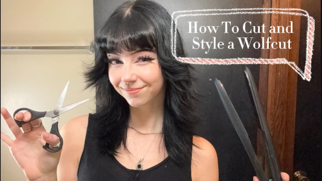 How to Cut and Style a Wolfcut! - YouTube