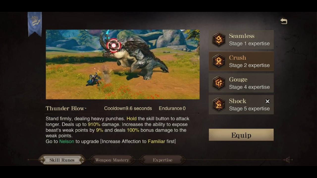 Errant: Hunter's Soul "GAUNTLETS ALL SKILL RUNES" - YouTube