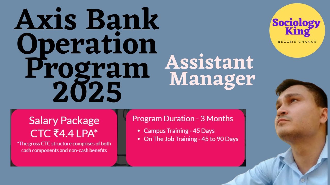 Axis Bank Operation Program 2025 | Banking Operation Program | Best ...