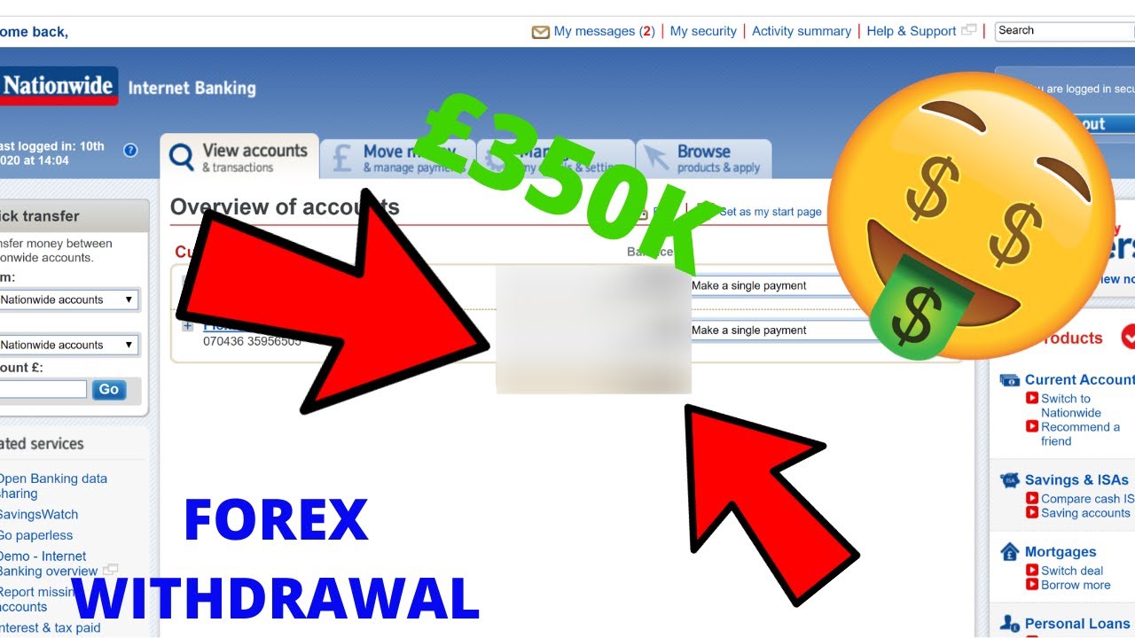 FOREX TRADER WITHDRAWALS £350K | FOREX TRADING 2020 - YouTube