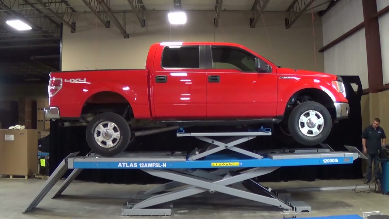 Atlas® 12AWFSL Alignment Scissor Lift - YouTube