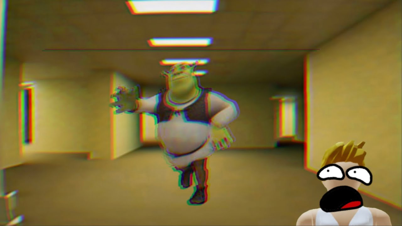 Shrek in The Back Rooms Level 12-13 - YouTube