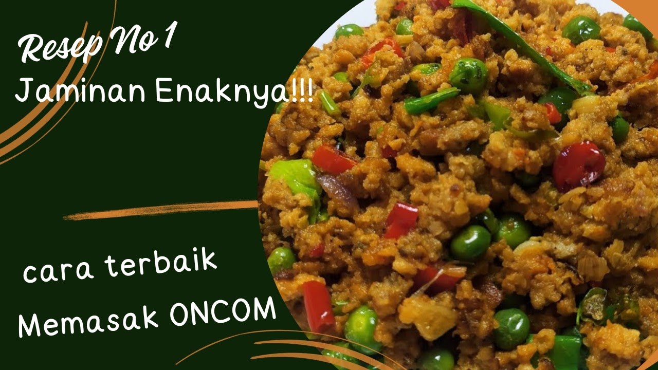 YAKIN ENAK BANGET‼️Tumis Oncom Dan Leunca Se Enak Daging-Resep Masakan ...