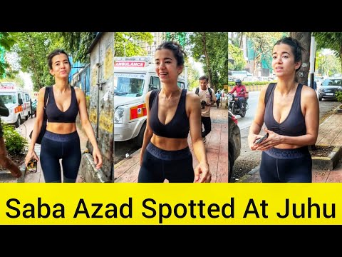 Bollywood Action Hero Hrithik Roshan Girlfriend Saba Azad Spotted At Juhu