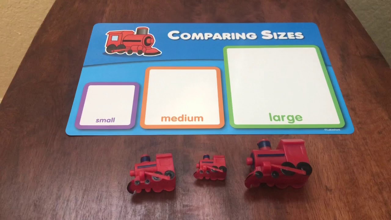 Comparing Sizes Small Medium And Large YouTube