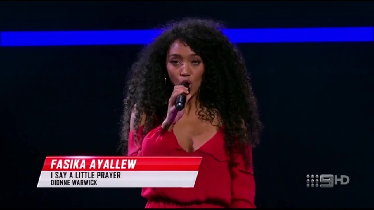 Fasika Ayallew - I Say A Little Prayer | The Voice Australia 6 (2017 ...