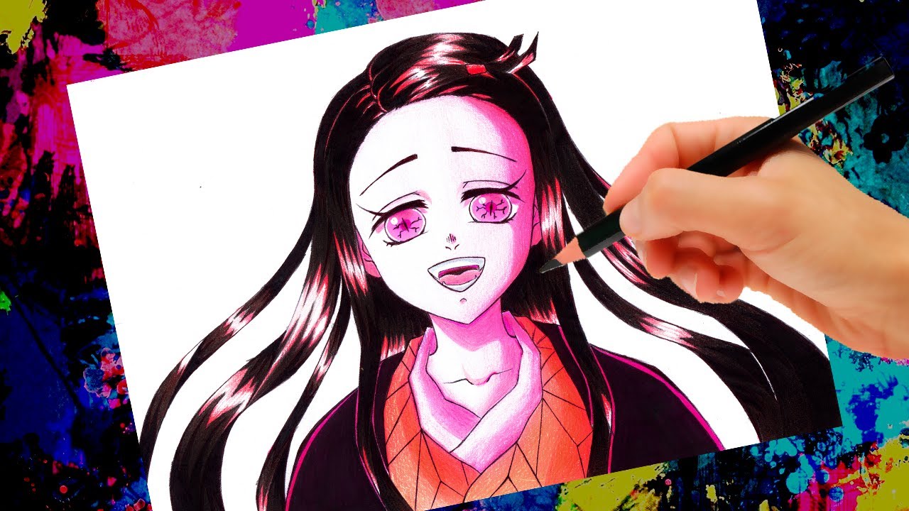 How to draw Nezuko Kamado | Demon Slayer - YouTube