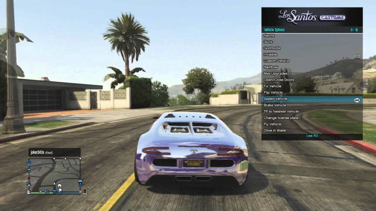 GTA 5 MOD MENU - POWER V3.2 + DOWNLOAD (GTA 5 MODS, GTA V MOD MENU ...