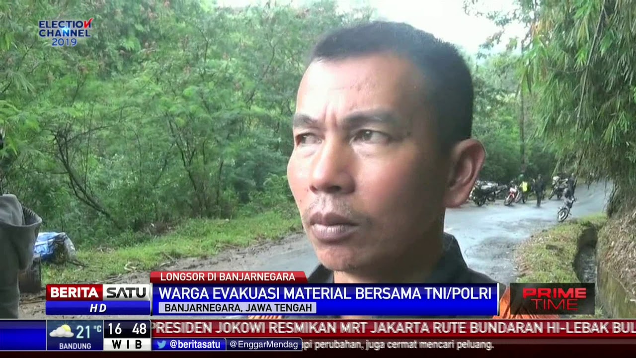 Jalur Wisata Dieng Tertutup Longsor - YouTube