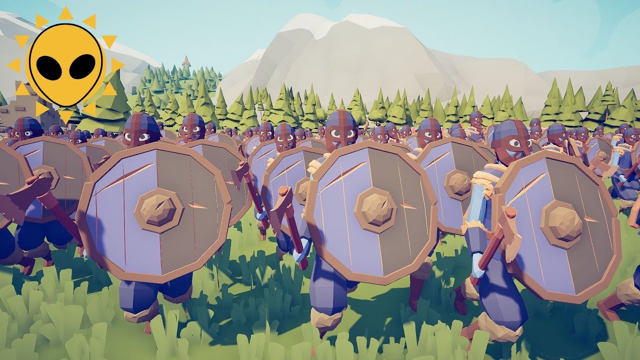 1,000 NPCs Battle | 500 Knights vs 500 Vikings | TABS Totally Accurate ...