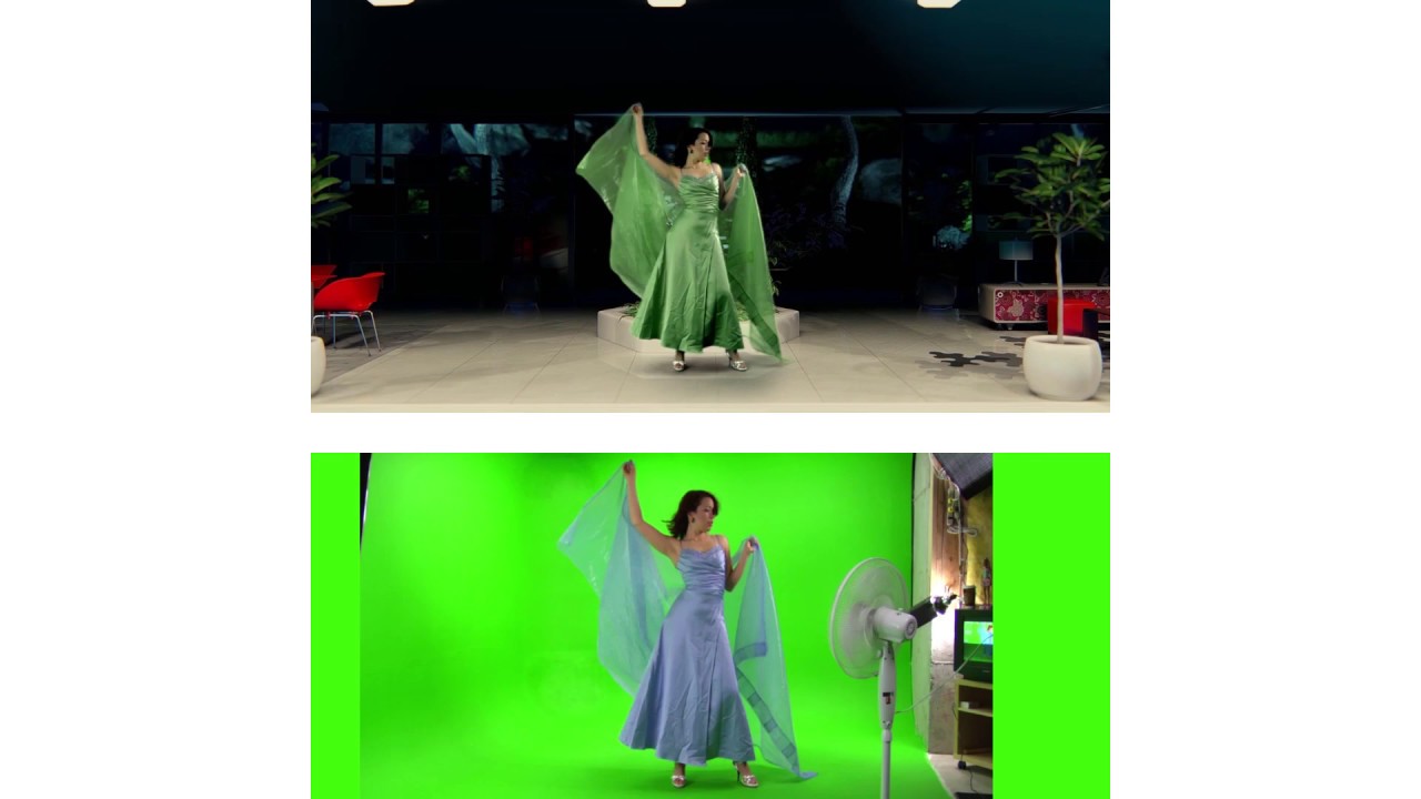 Compositing green screen video in 3d scene - YouTube