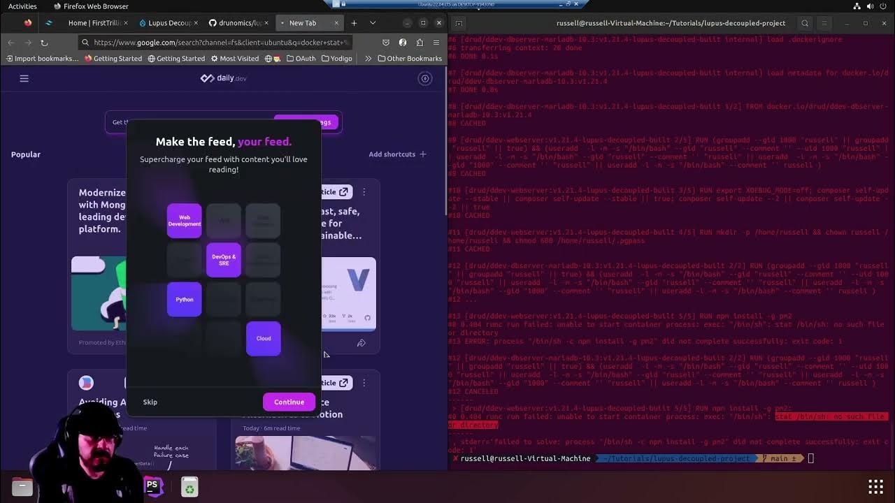 Install Lupus Decoupled Drupal + NuxtJS - YouTube