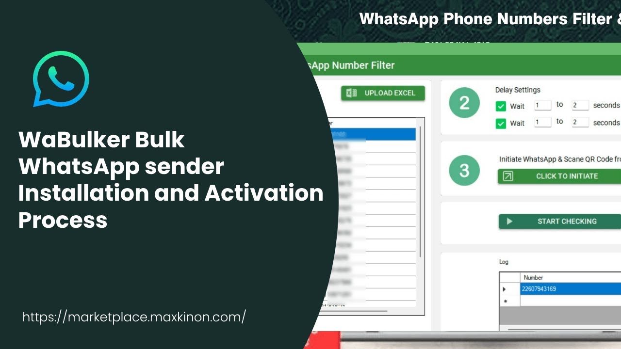 WaBulker Bulk WhatsApp sender Installation and Activation Process - YouTube