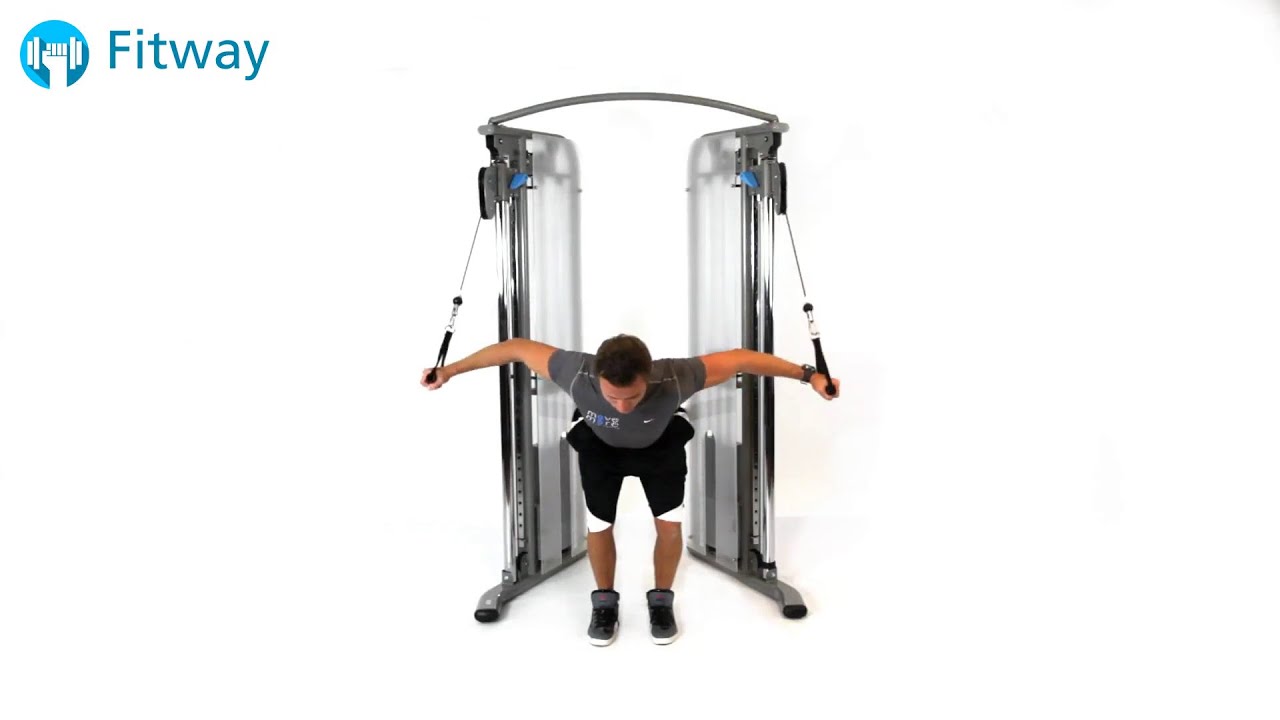 How To Do: Cable Crossover - Bent Over | Chest Workout Exercise - YouTube